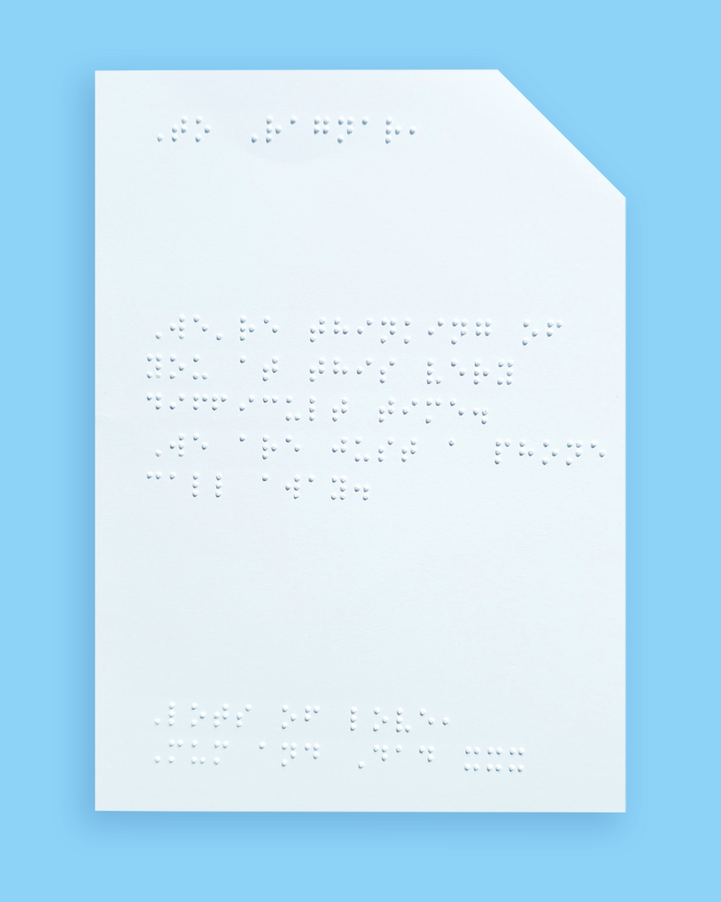 Braille Greeting Cards | Thoughtful, Accessible Designs – Dot & Type